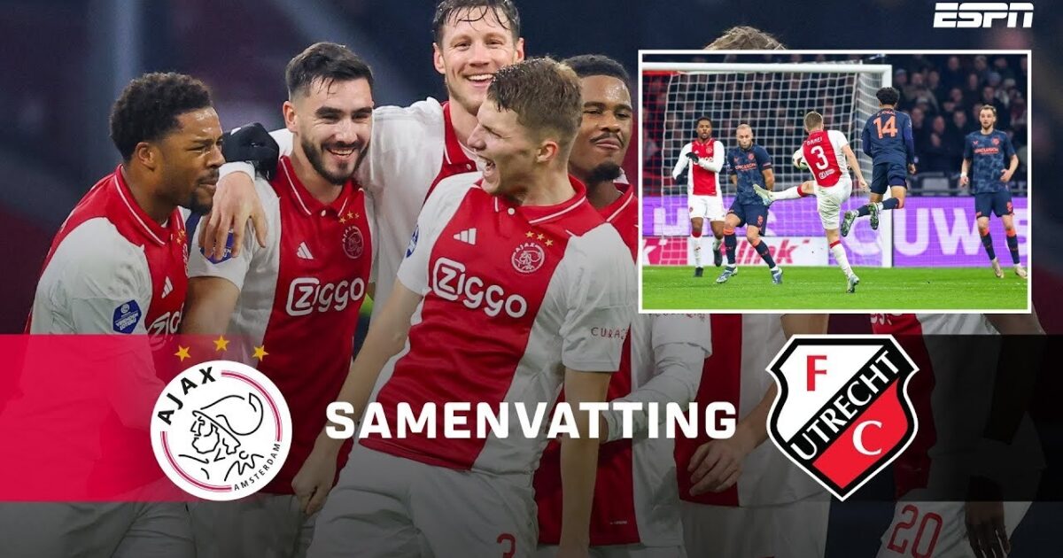 Eredivisie | Samenvatting Ajax - FC Utrecht